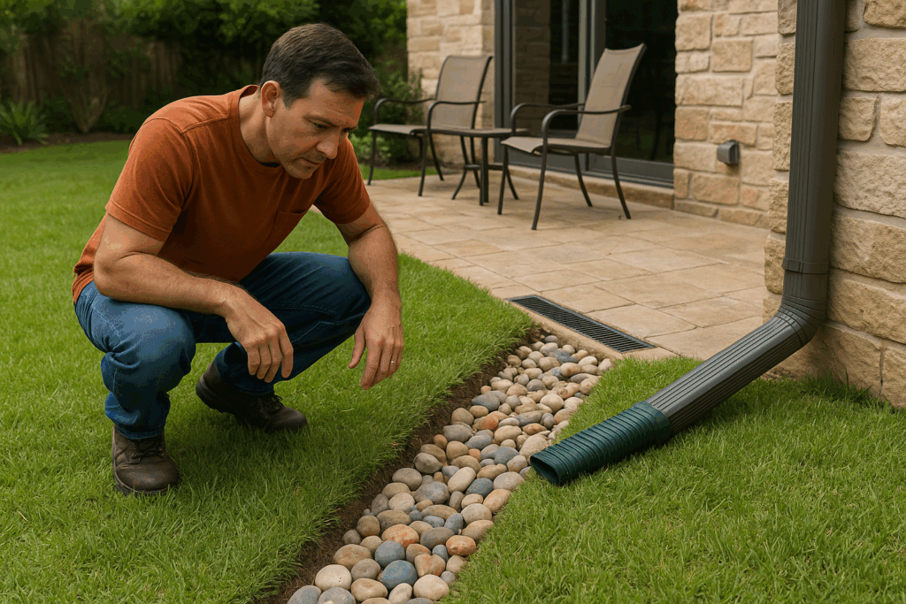 Austin French Drain vs Channel Drain Guide - Austin Hi-Tech Restoration